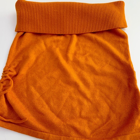 Tops | Orange Tube Top | Poshmark